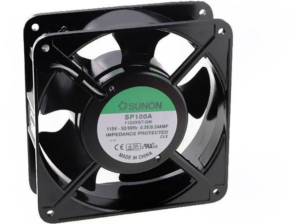Вентилятор SUNON SP100A1123XST, 115 В AC, 120 x 120 x 38 мм, 195 куб.м ...