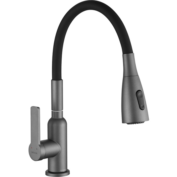 Смеситель SHEVANIK S843T-3 Латунь, Силикон Аэратор, Гибкая подводка - купить по выгодным ценам в ...