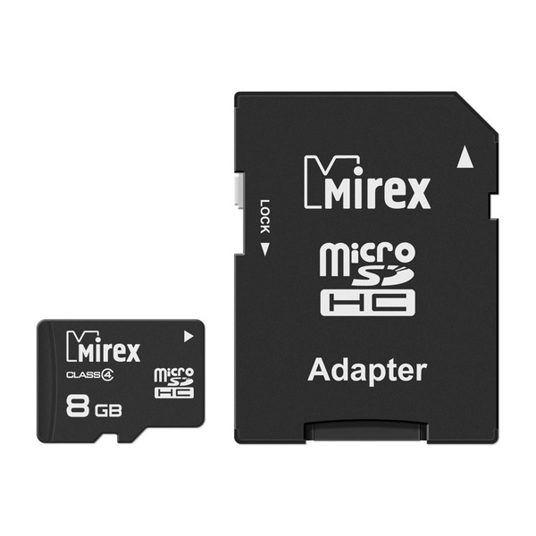 Карта памяти Mirex 8 ГБ - купить с доставкой по выгодным ценам в ...