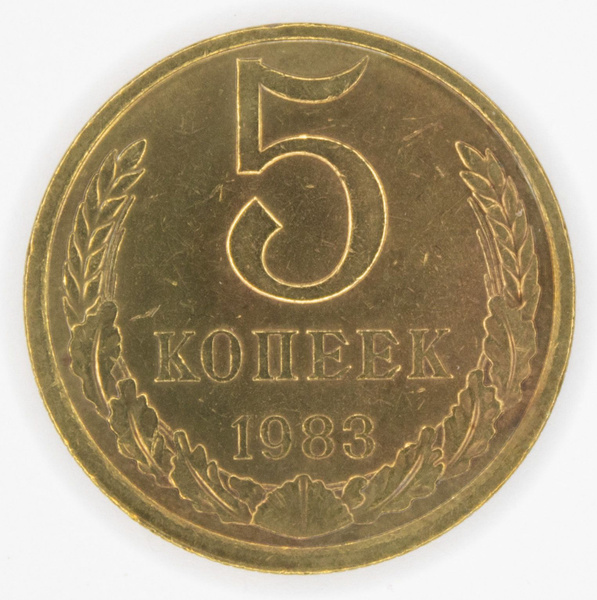Монета номиналом 5 копеек. XF. СССР, 1983 год. - купить в интернет-магазине OZON с быстрой ...