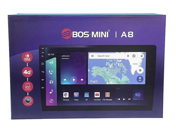 Автомагнитола мультимедиа система на Android BOS-MINI A8 купить на OZON по низкой цене (886191838)
