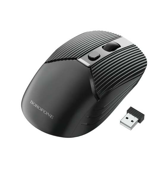 Мышь беспроводная borofone беспроводная BG5 2.4G_mouse-BG5-black ...