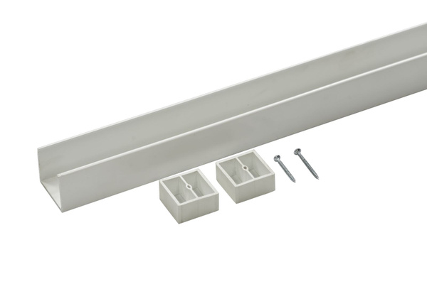 Декоративная панель для посудомоечной машины 62x4 см ПВХ цвет белый ...