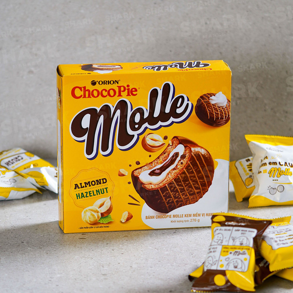 Эксклюзивный Orion Choco Pie Molle, Almond Hazelnut 276гр (Корея ...
