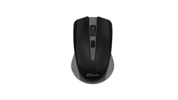 Мышь беспроводная Ritmix RMW-555 black/grey - купить по выгодной цене в интернет-магазине OZON ...