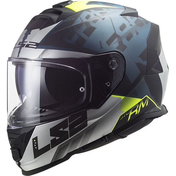 Шлем для мотоциклистов LS2 FF800 STORM SPRINTER Matt Black Silver ...