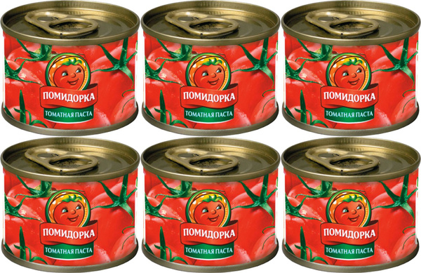 Томатная паста Помидорка, комплект: 6 упаковок по 70 г купить на OZON ...