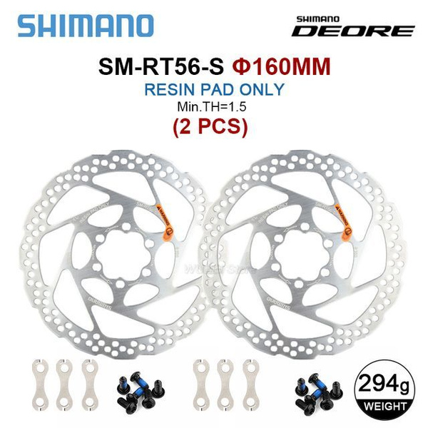 SHIMANO DEORE SM RT56, велосипедный тормозной диск с 6 шпильками, 160 ...