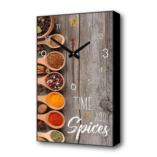 Timebox Часы картина настенные серия Кухня Пряности плавный ход 57х35х4 см 1 АА