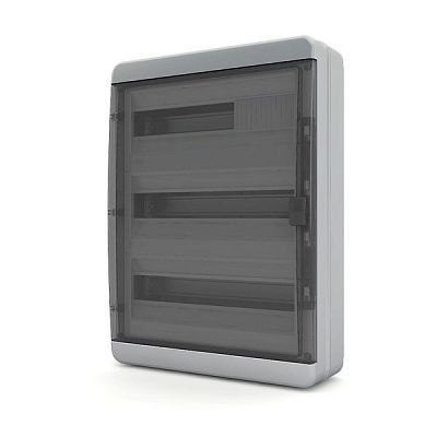 Щит навесной 54 мод. IP65, прозрачная черная дверца BNK 65-54-1 Tekfor - купить по выгодной цене ...