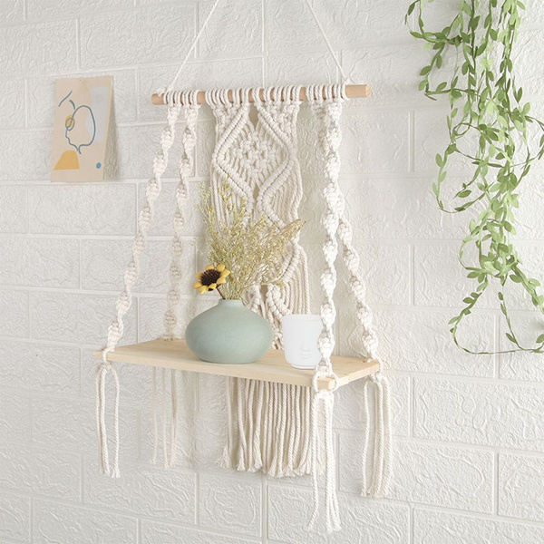 Настенный декор для спальни тканая веревка макраме настенное искусство купить на Ozon по