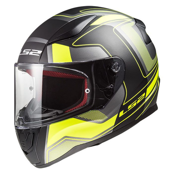 LS2 Мотошлем FF353 FF353 RAPID CARRERA желтый, черный - купить с ...