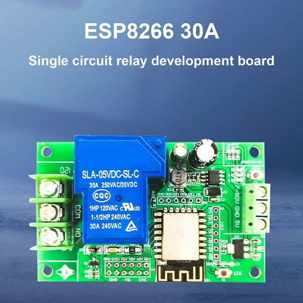 DC7-80/5V блок питания ESP8266 макетная плата Wi-Fi один релейный ...