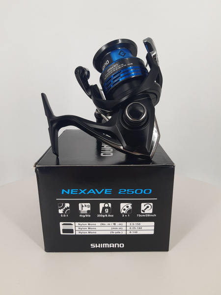 Катушка Shimano 21 Nexave, Безынерционная, 2500, Передний фрикцион ...