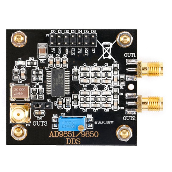 AD9851 Модуль генератора функции DDS Высокоскоростной генератор сигналов прямоугольной формы ...