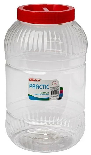 Банка для продуктов универсальная Elfplast, 5000 мл - купить по выгодным ценам в интернет ...