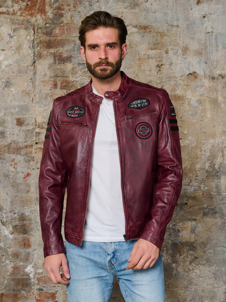 Куртка кожаная DAVID MOORE - купить с доставкой по выгодным ценам в ...