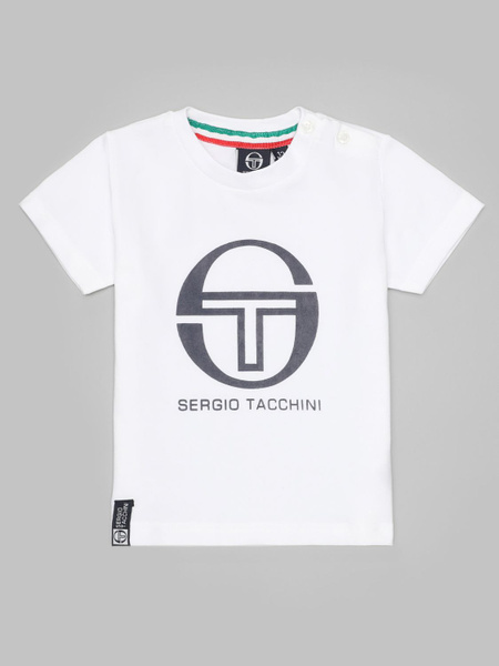 Футболка Sergio Tacchini, размер 80, цвет белый, 95% хлопок; 5% эластан ...