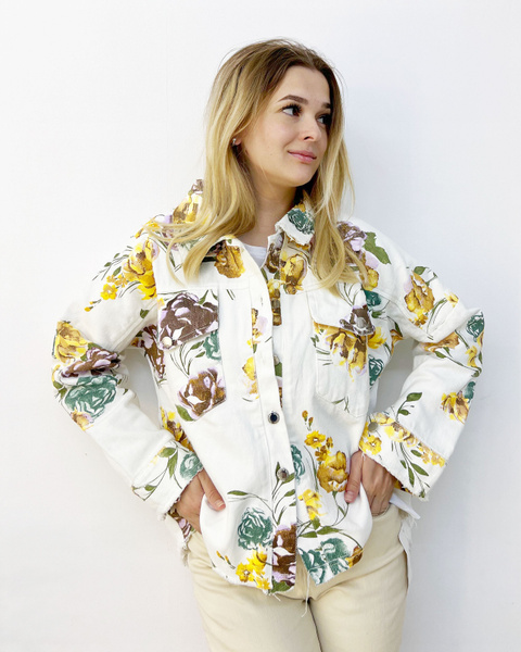 Куртка джинсовая Tiya moda - купить с доставкой по выгодным ценам в интернет-магазине OZON ...