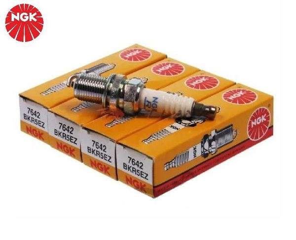 Свечи зажигания, комплект 4 шт. NGK BKR5EZ (7642) для PEUGEOT 306 ...