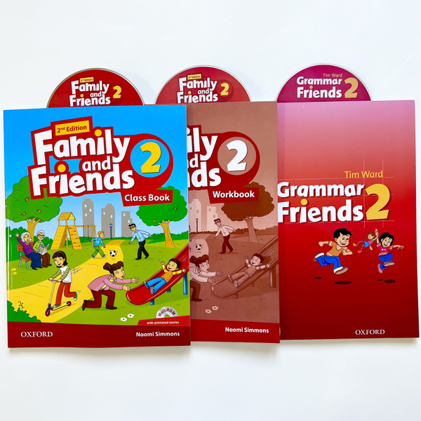 Family and Friends 2 (2nd edition) Class Book + Workbook + Grammar ...