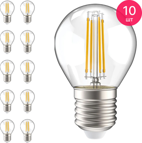 Светодиодная лампа IEK / ИЭК шар серии 360 град. с нитевидным ...