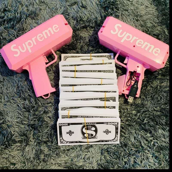 Supreme money spray gun bill gun jitterbug netflix gods spray ...