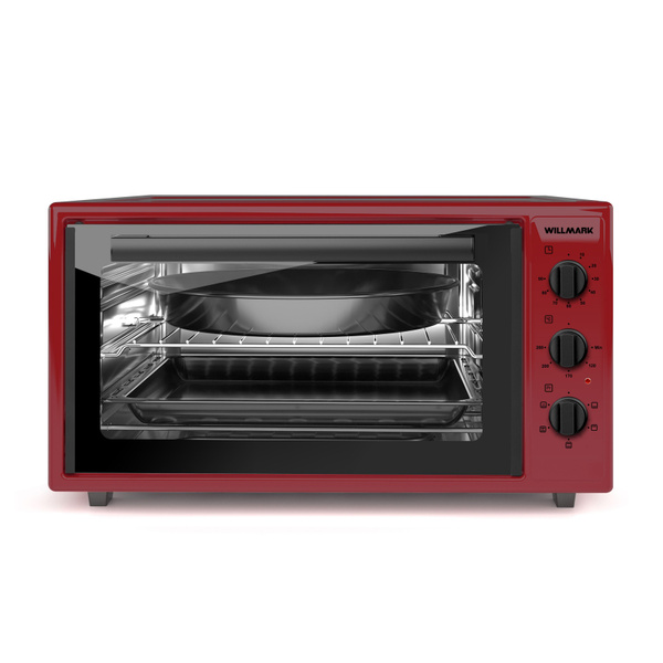 Мини-печь WILLMARK, красный, 50 л купить c доставкой на OZON по низкой цене (1044410847)