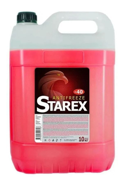 Starex Red Антифриз красный 10 кг, 700620 купить на OZON по низкой цене ...