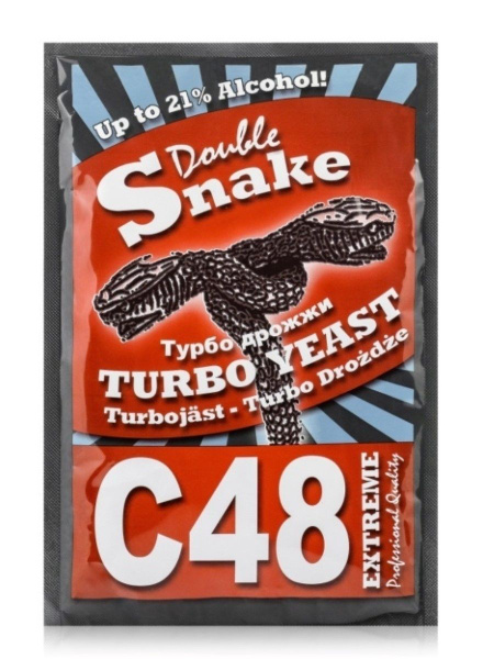 Дрожжи Double Snake C48 Turbo - купить с доставкой по выгодным ценам в ...