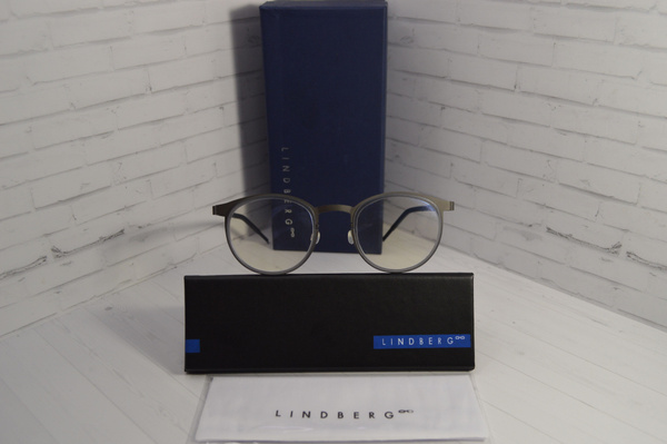 Оправа, титан, Lindberg 9704, круглая, графитового цвета - купить с ...