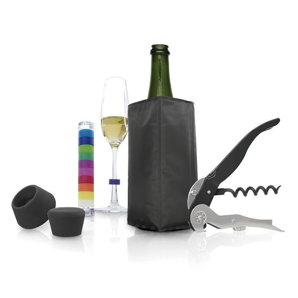 Набор аксессуаров для вина Pulltex Ch&W Cooler Black Set - купить с ...