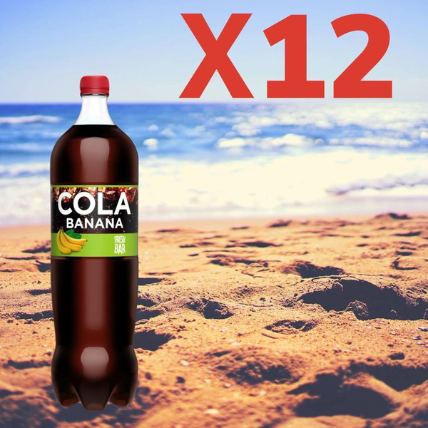 Газированный напиток FRESH BAR COLA BANANA 1.5л, 12 шт. - купить с ...