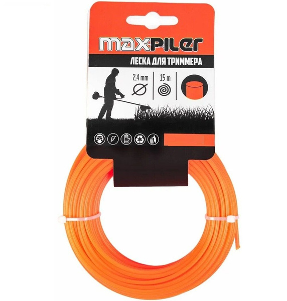 Леска для триммера Леска для триммеров КРУГ ф2,4мм 10м P.I.T MLR-12410 1/200 24416 (1464245349 ...