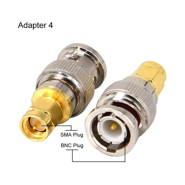 Комплекты SMA-BNC, 2 шт., разъем адаптера RF для любительского радио SDR UV-5R UV82 V-5R5 ...