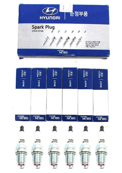 Комплект свечей зажигания Hyundai-KIA 2741037100_6 - купить по выгодным ...