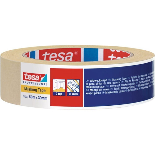 Малярная лента tesa 51023 30 мм 50 м - купить с доставкой по низким ...