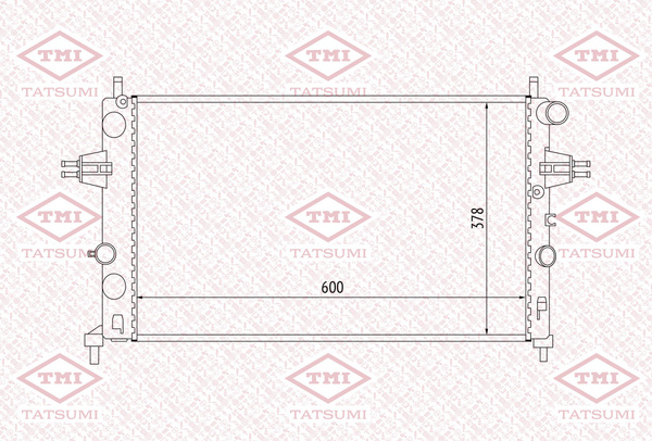 Радиатор системы охлаждения TMI TATSUMI TGA1023 - TMI TATSUMI арт ...