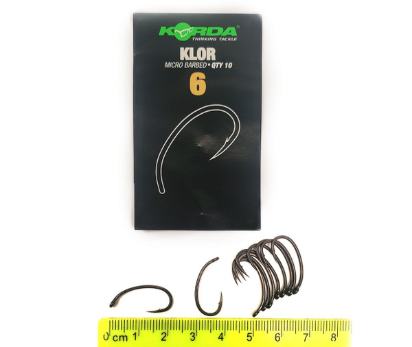 Крючки Korda (Корда) - Klor Micro Barbed, Размер 6, 10 шт купить на OZON по низкой цене (790740675)