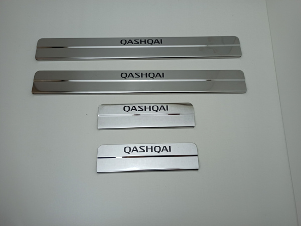 Накладки на пороги Ниссан Кашкай J10, J11 / Nissan Qashqai J10, J11 ...