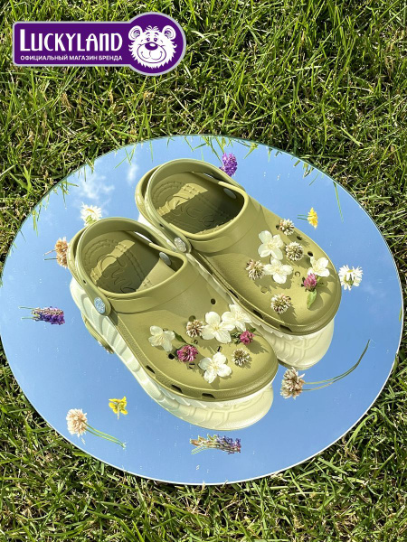Сабо Женский Lucky Land EVA, размер 39 Закрытый нос Без каблука Россия Да купить c доставкой на ...