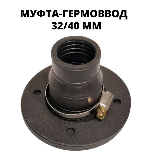 Муфта-гермоввод для труб Гермо-С, 32/40 мм, 25514 - купить по выгодной ...