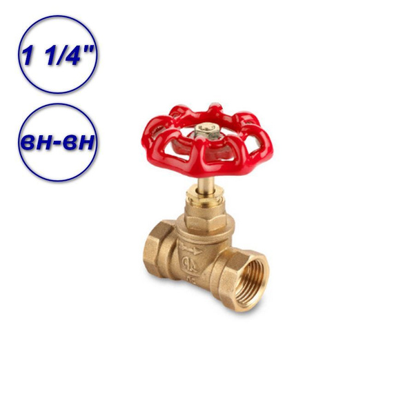 Клапан запорный (вентиль) вн-вн 1 1/4", 15Б1п купить на OZON по низкой ...
