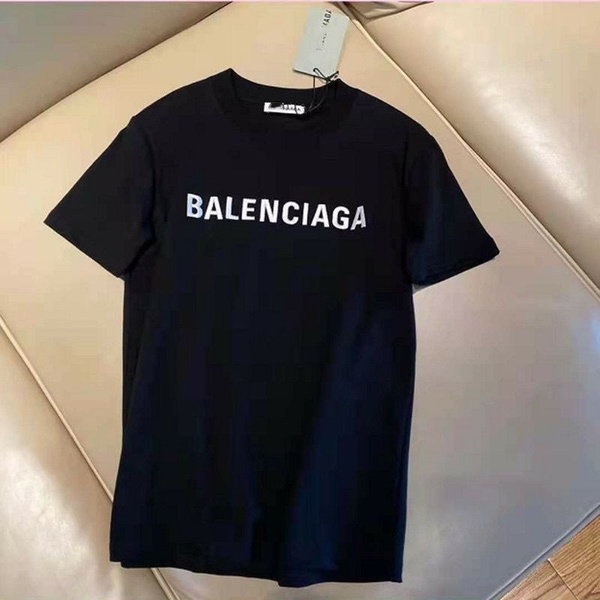 Футболка Balenciaga, размер 50, цвет черный, 棉花 - купить по выгодной ...