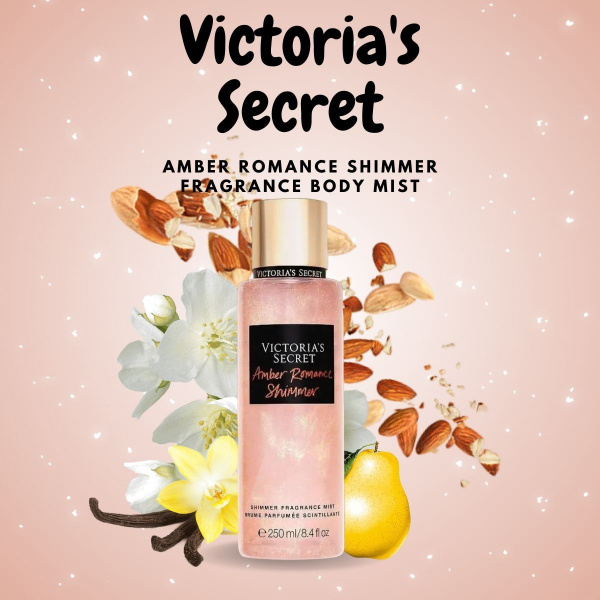Victoria's Secret спрей для тела Amber Romance Shimmer Fragrance Body Mist, 250 мл - купить с ...