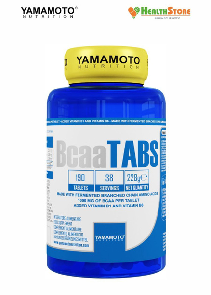 Yamamoto Nutrition BCAA Tabs 190 таблеток бца 1000мг на таблетку бцаа ...