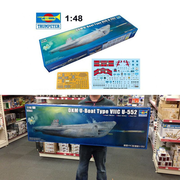 1:48 Барабач 06801 Статистика Германии DKM U-Boot VIIC U-552 Криггиты ...