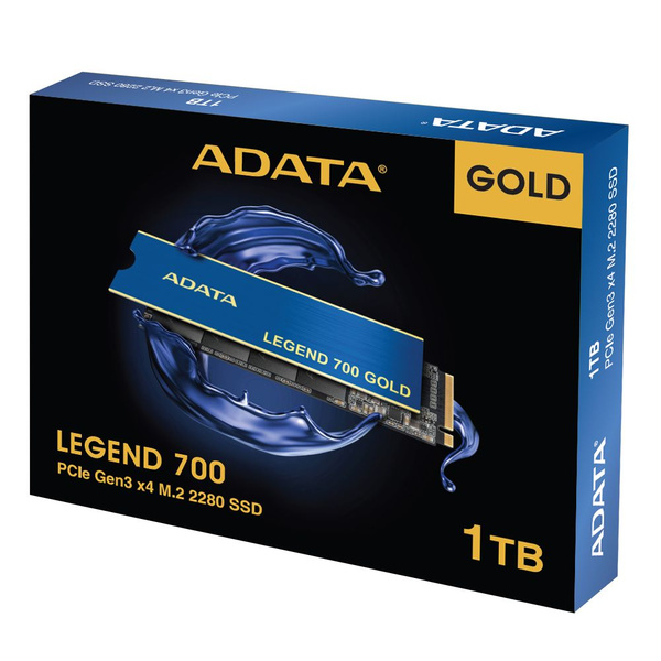 1 ТБ Внутренний SSD-диск ADATA 1 ТБ SSD M.2 накопитель Legend 700 Gold ...