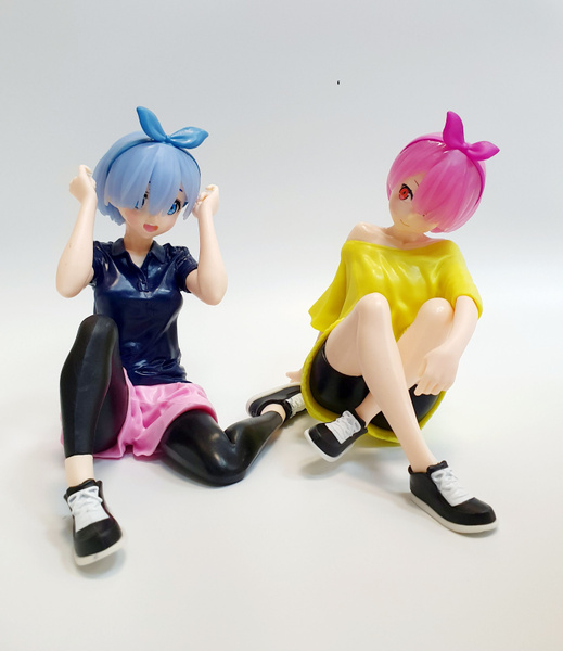 Фигурка Аниме Re:Zero Жизнь с нуля Рам и Рем / Ram Rem Relax Time (14см ...