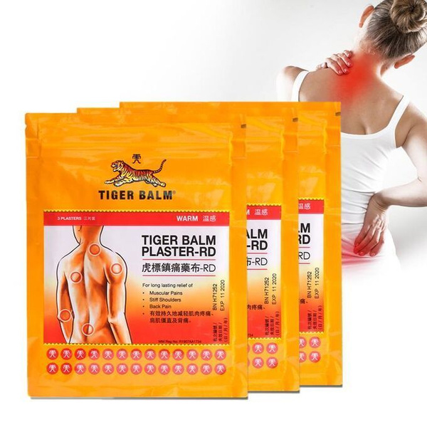Tiger Balm Пластырь тайский тигровый обезболивающий согревающий, 1 ...